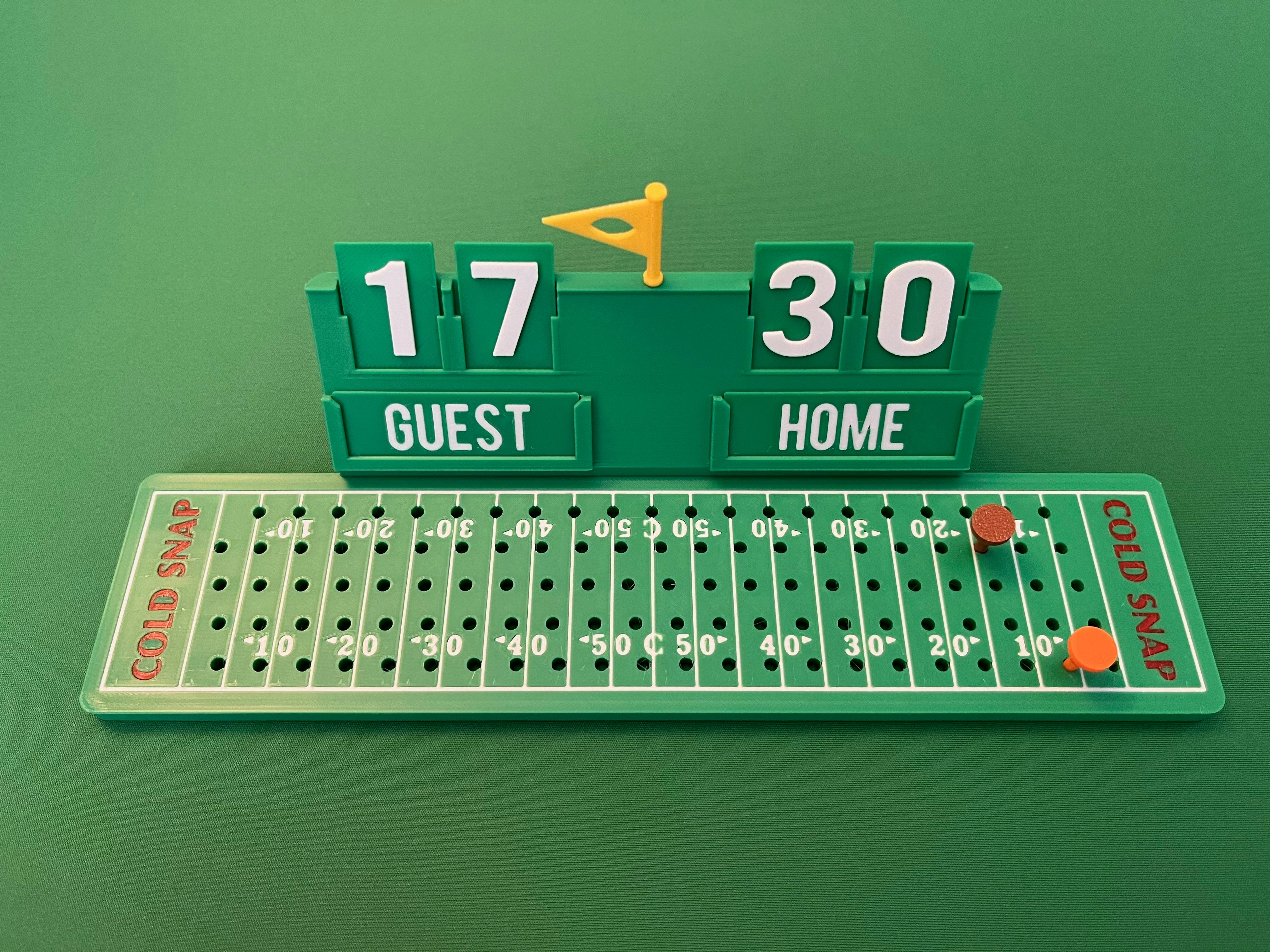 Cold Snap Football Scoreboard – 3d6 Gaming