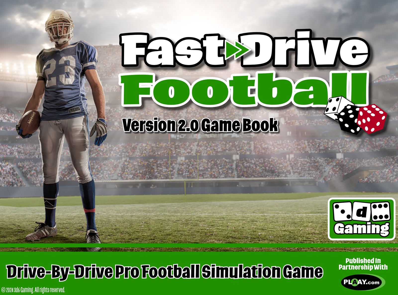 Fast Drive Football Game Materials – 3d6 Gaming