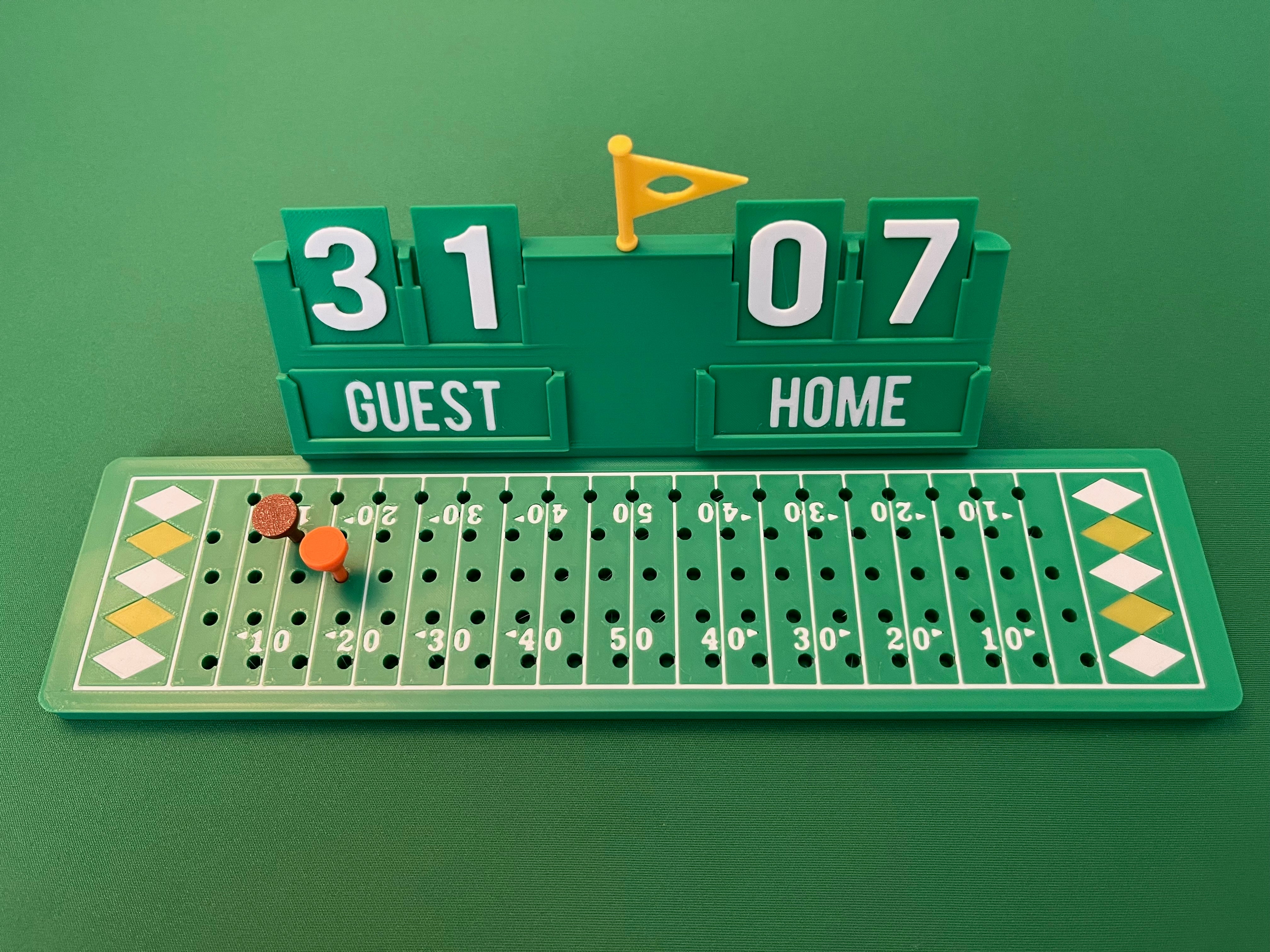 Tabletop Football Scoreboard – 3d6 Gaming LLC