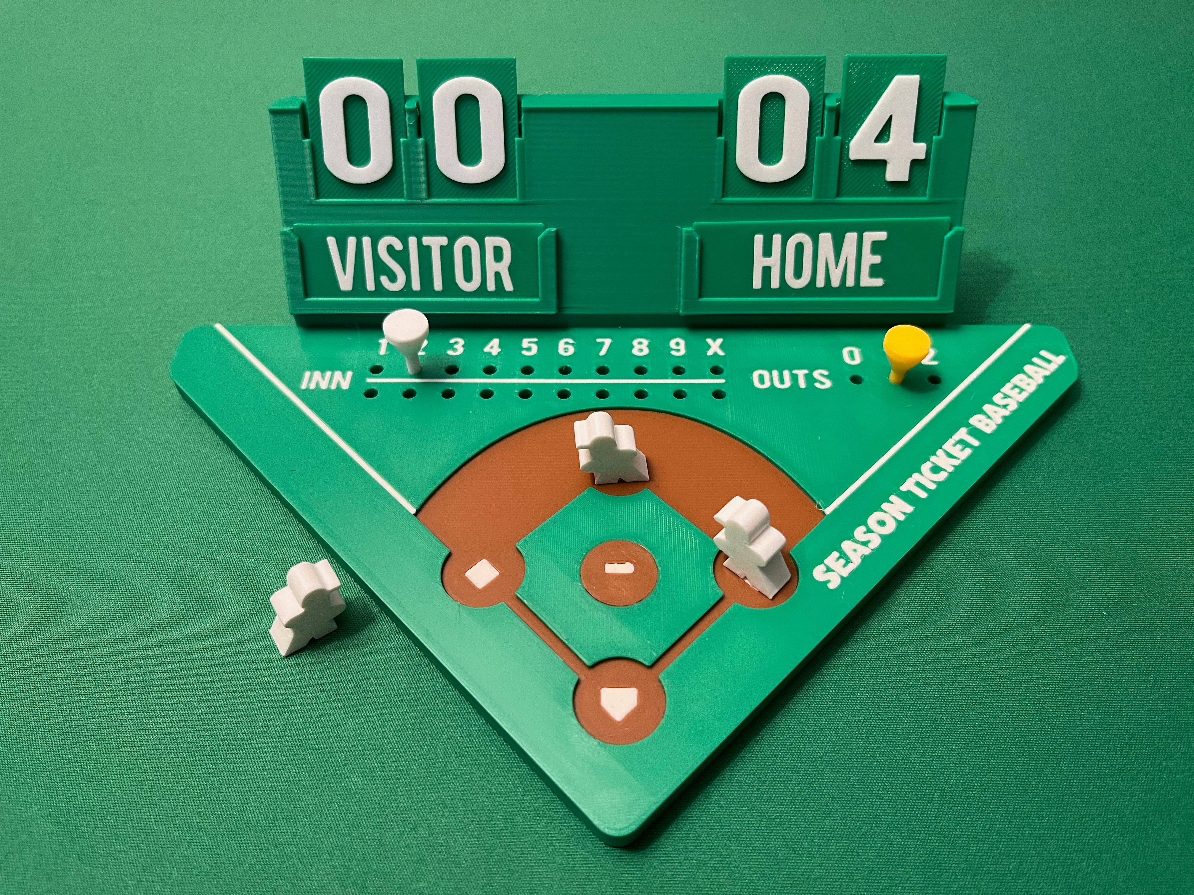 Season Ticket Baseball Scoreboard – 3d6 Gaming LLC